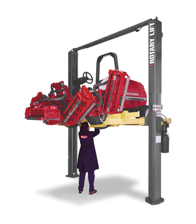 ROTARY 2-Post Turf Lift TL07E-EH2 (2.2-4.0 TONNE) - Kent Garage Equipment