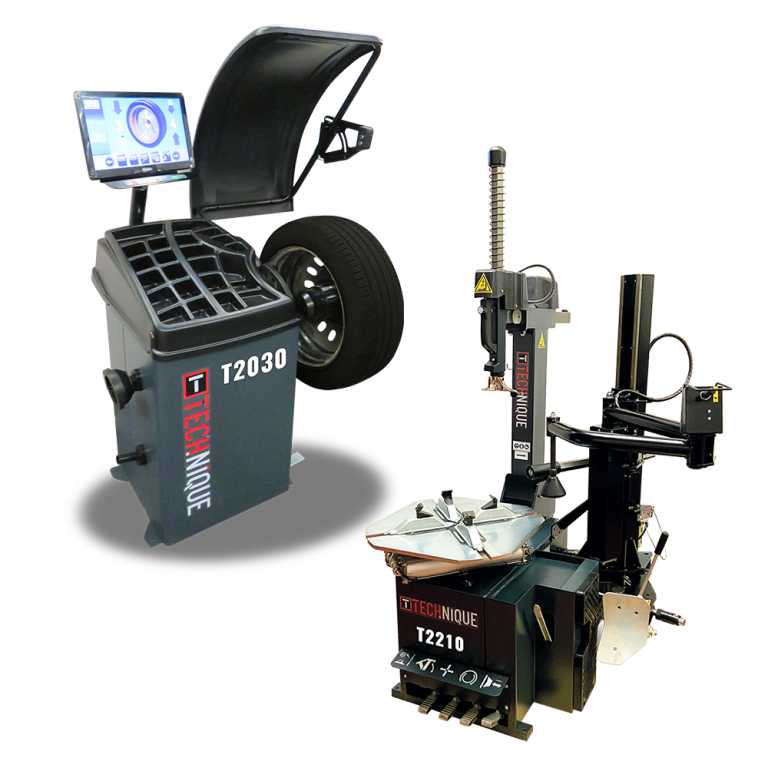 Technique T2210 Pro Tyre Changer & T2030 3D Wheel Balancer Package ...