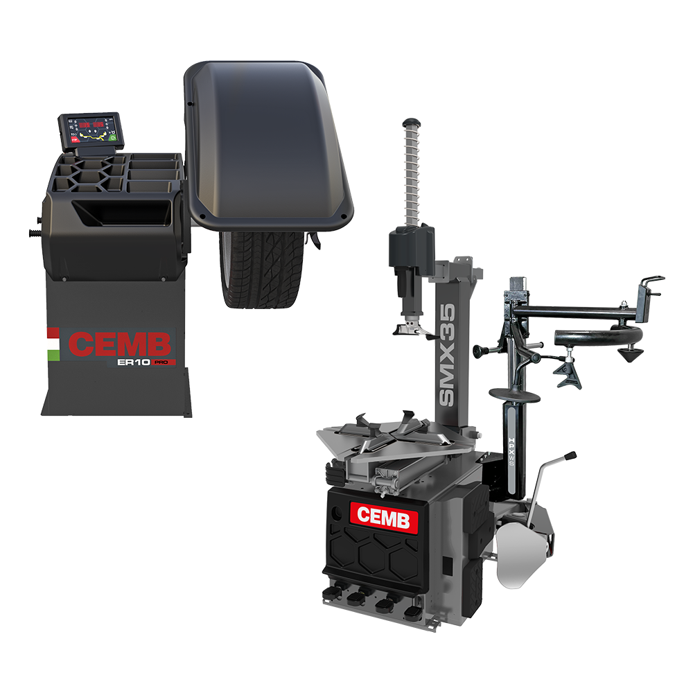 CEMB SMX35 / HPX-WS ARM Plus ER10 PRO Tyre Changer & Balancer Package ...