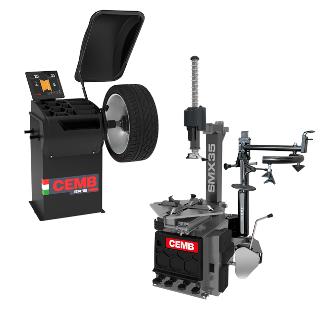 CEMB SMX35 / HPX-WS ARM Plus ER15 Tyre Changer & Balancer Package ...